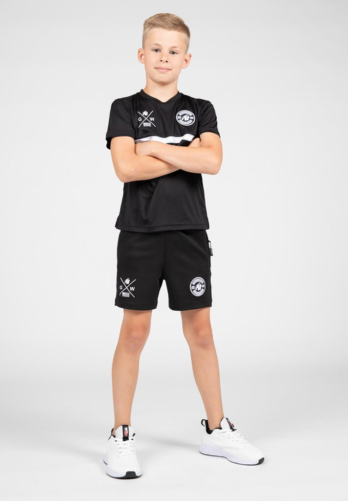 Vernon Kids T-Shirt - Schwarz | Gorilla Wear Schweiz