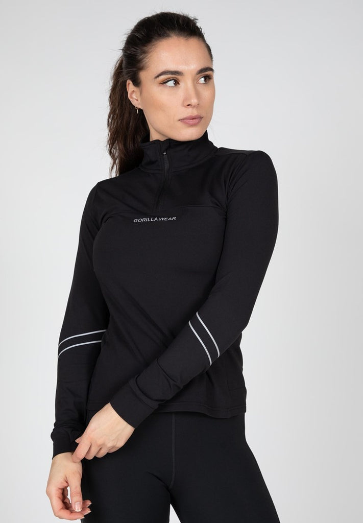Laconia Long Sleeve - Schwarz | Gorilla Wear Schweiz