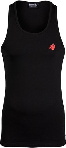 Adams Stretch Tank Top - Schwarz | Gorilla Wear Schweiz
